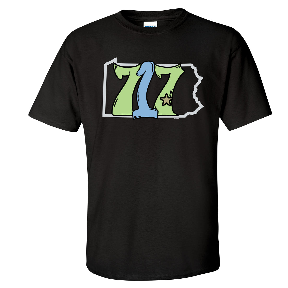 Harrisburg Senators 717 Cap Logo Tee – Harrisburg Senators Official Store