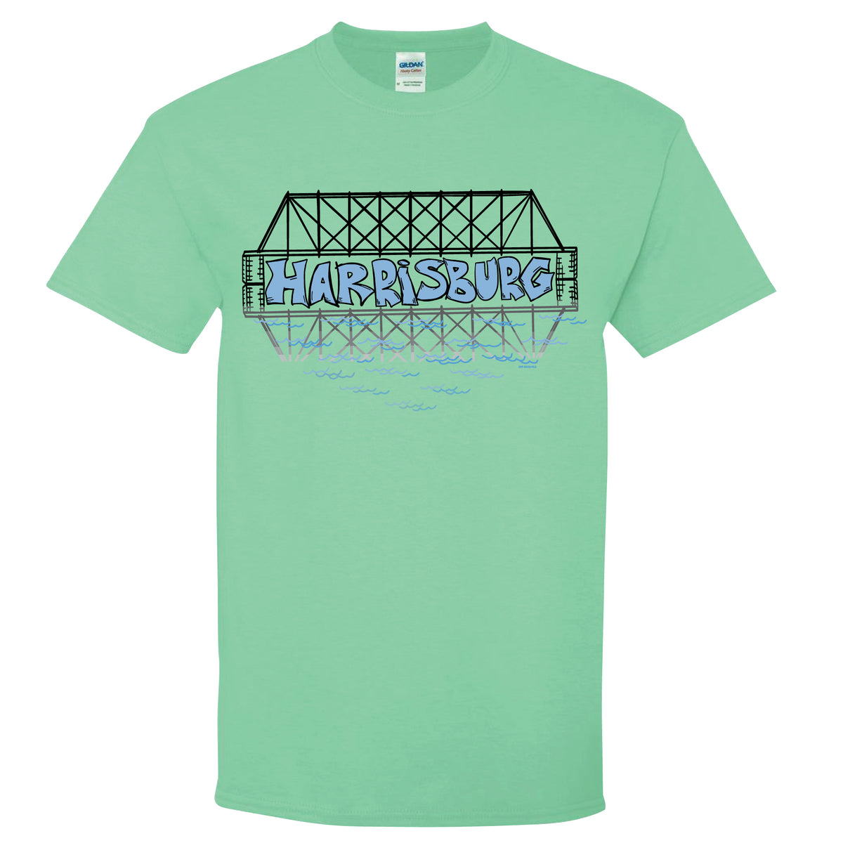 Harrisburg Senators Green 717 Wordmark Tee – Harrisburg Senators Official Store