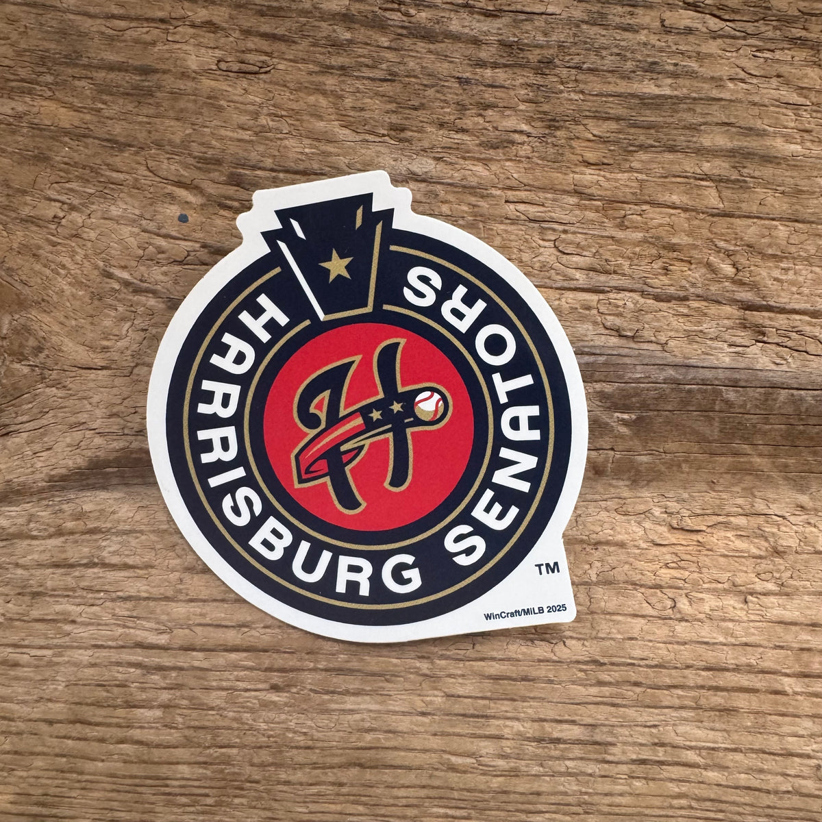 Harrisburg Senators Keystone Logo Sticker – Harrisburg Senators ...